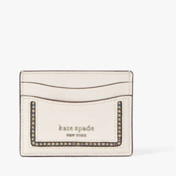 kate spade | Accessories | Kate Spade Morgan Crystal Inlay Credit Card ...